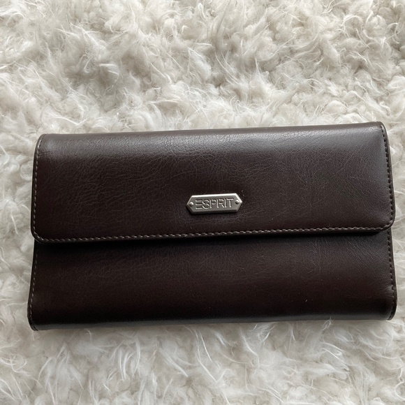 Esprit | Bags | Espirit Brown Wallet | Poshmark